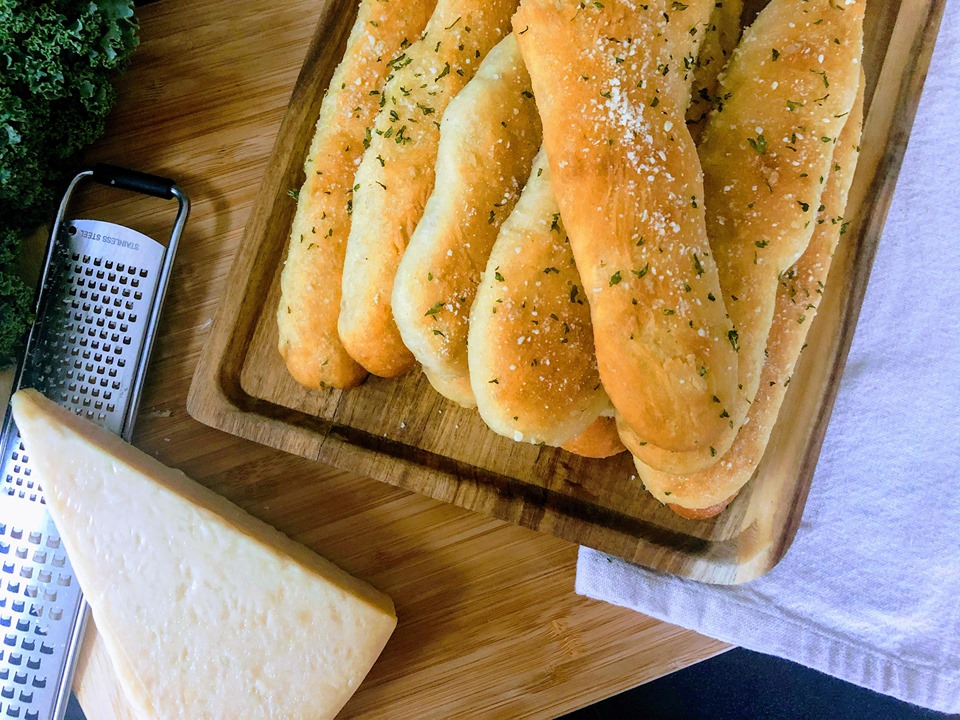 Garlic Breadsticks - Espresso and Lime