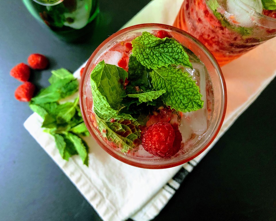 Raspberry Mint Italian Soda - Espresso and Lime