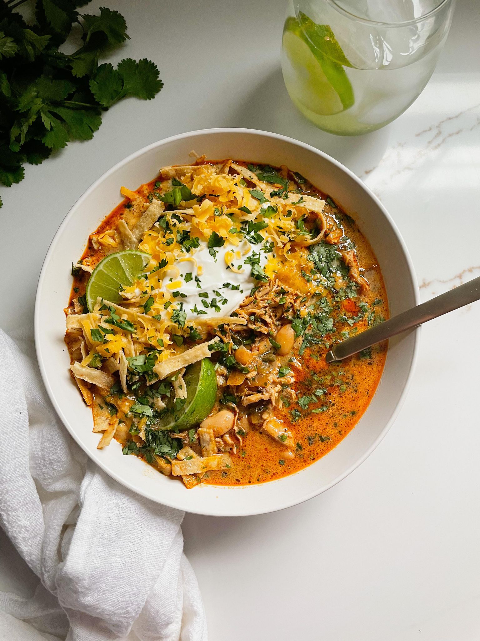 Chicken Chili Blanco - Espresso and Lime