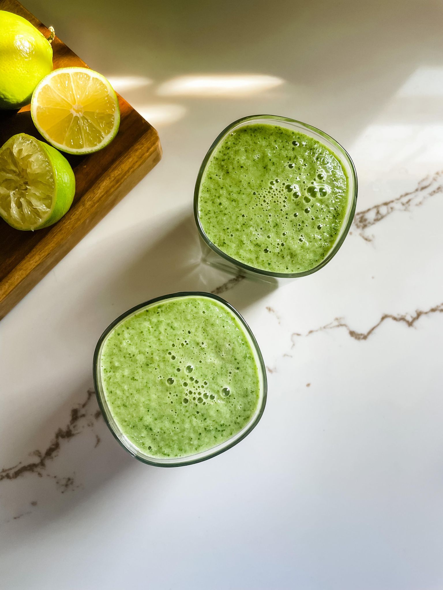 Cucumber, Green Apple & Lime Smoothie - Espresso and Lime