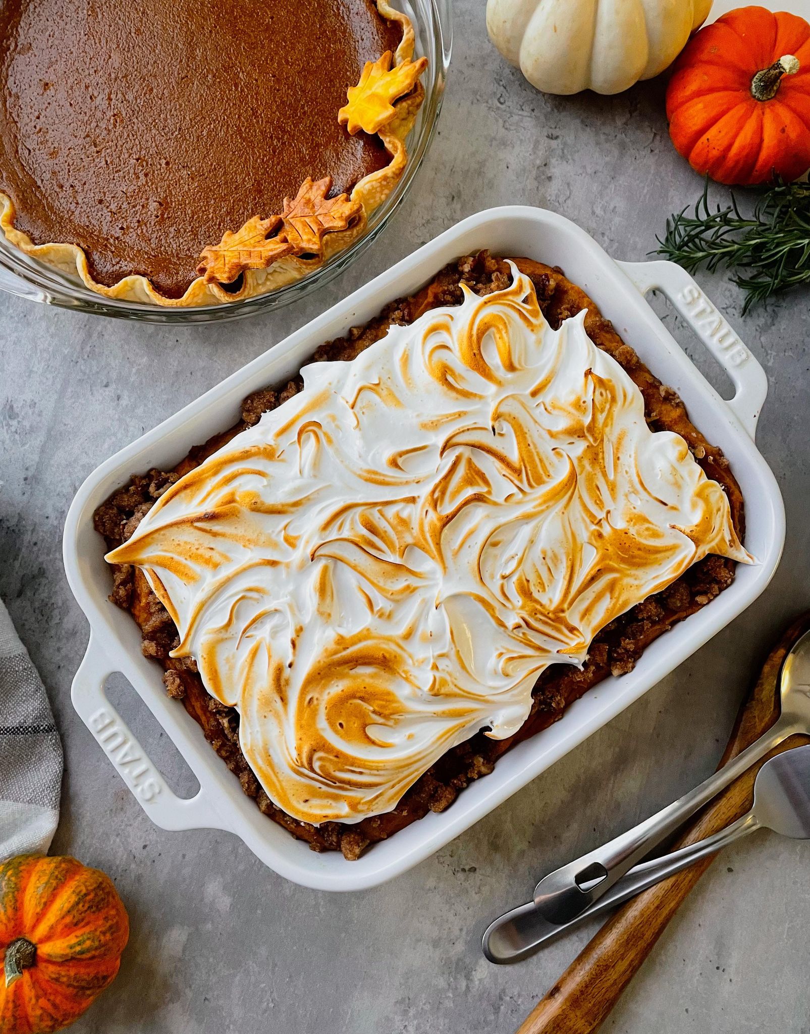 Sweet Potato Soufflé with Pecan Streusel & Marshmallow Meringue ...