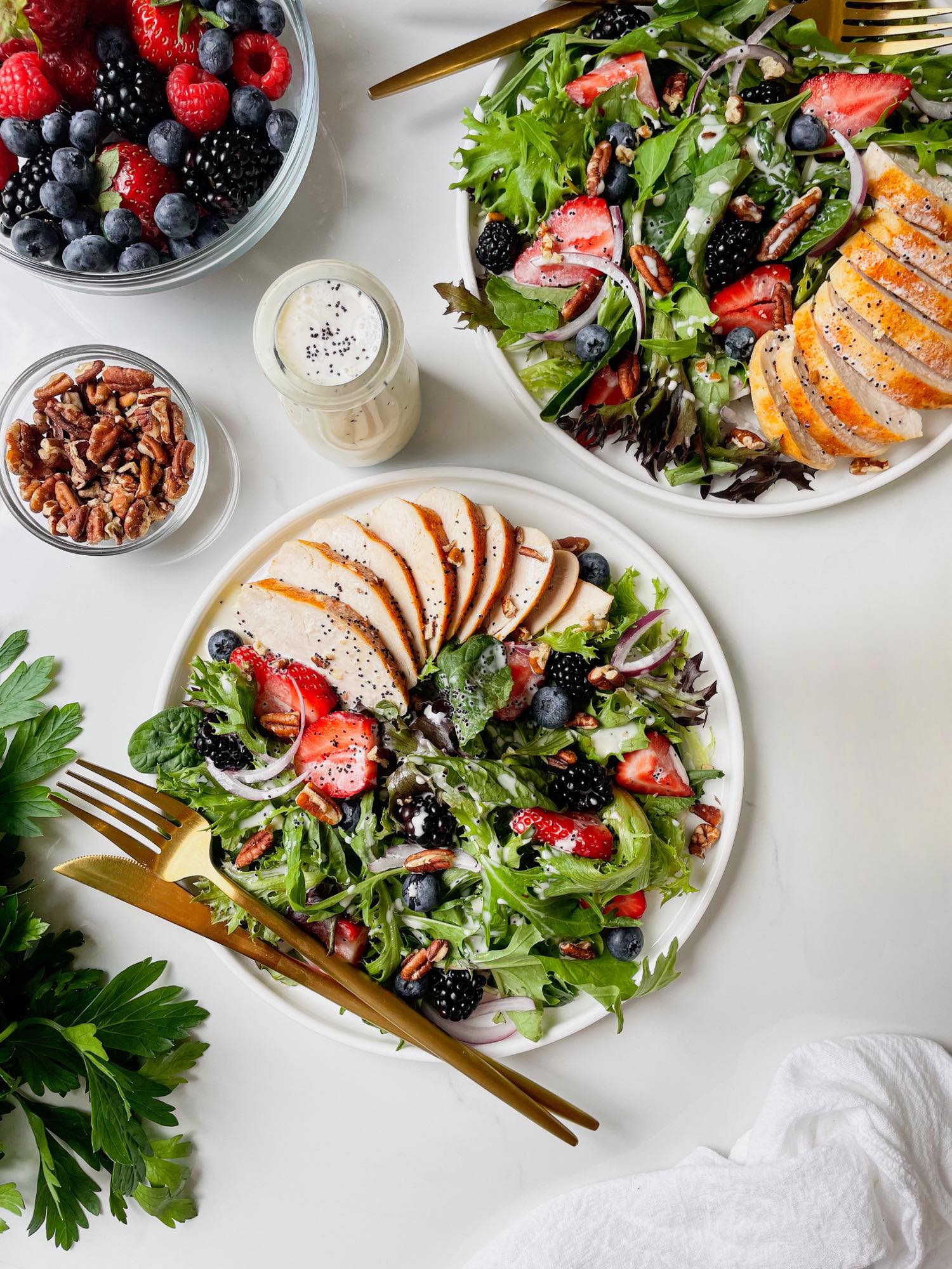 Berries & Poppyseed Salad - Espresso and Lime
